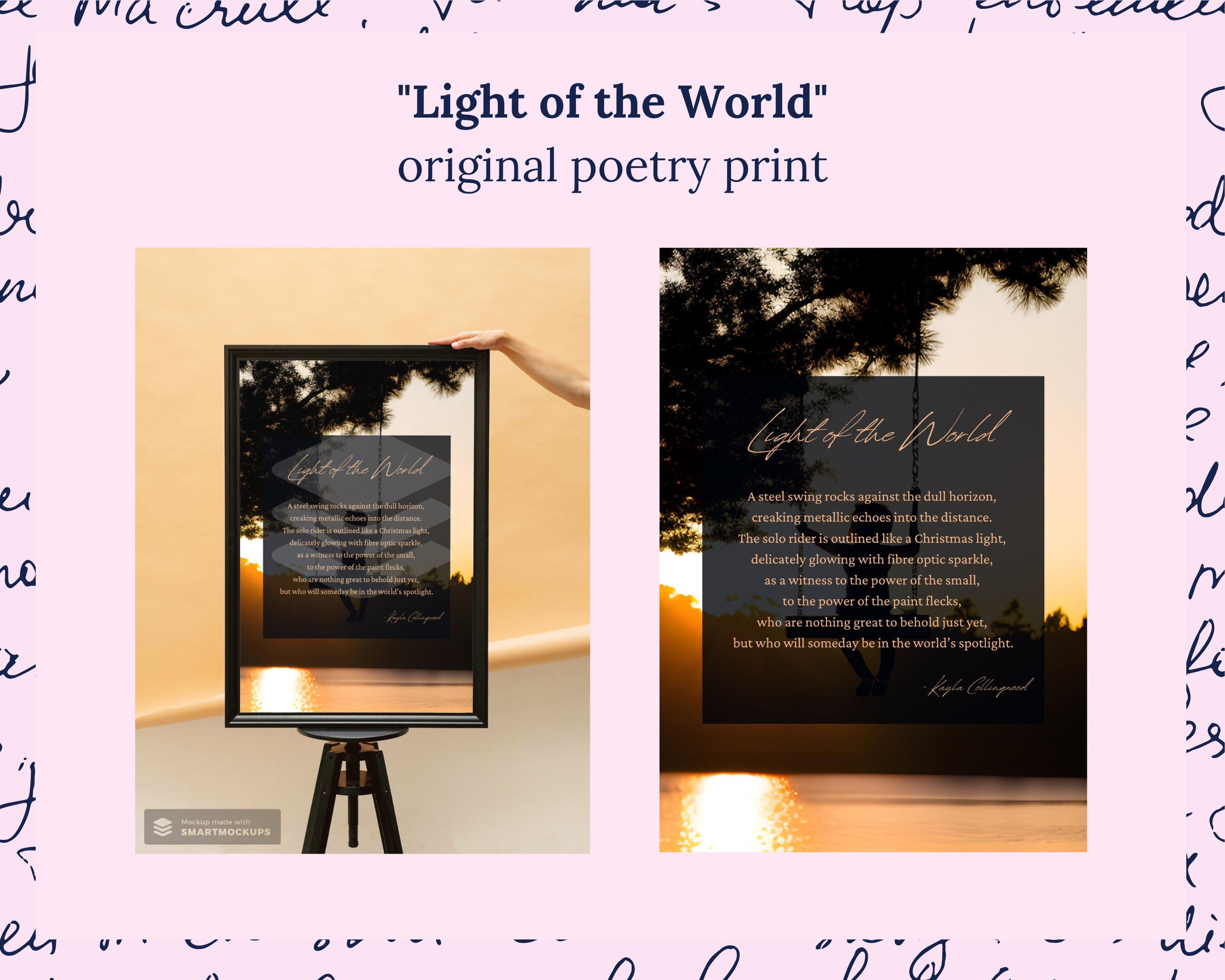 Light of the World Original Poem Digital Download Wall Art Available in ...