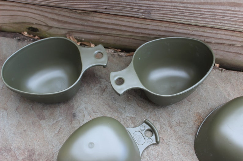 Original & Genuine Swedish Army Mess Kit Plastic Drinking Mug Kuksa Cup ...