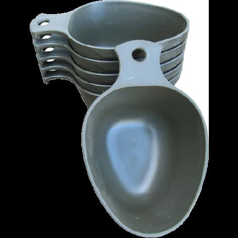 TWO Original & Genuine Swedish Army Mess Kit Plastic Drinking Mug Kuksa ...
