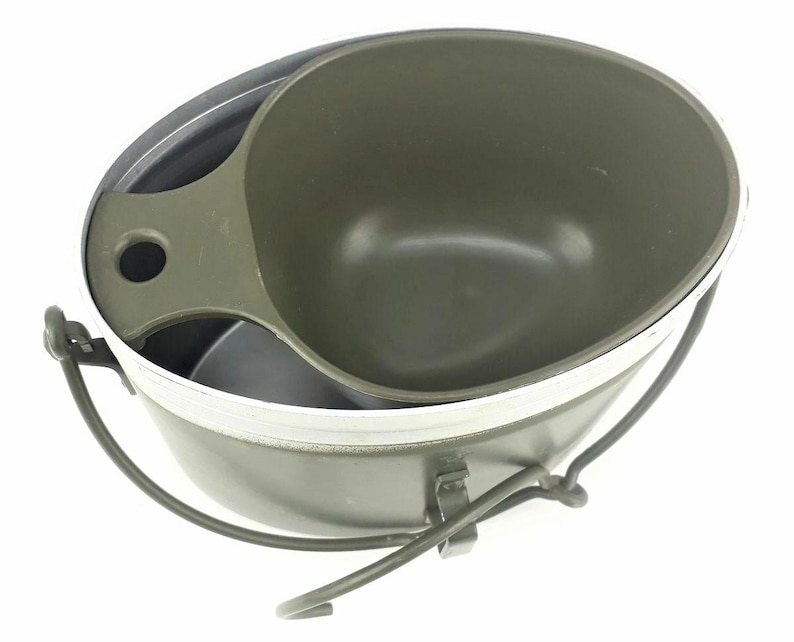 TWO Original & Genuine Swedish Army Mess Kit Plastic Drinking Mug Kuksa ...