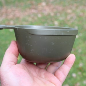 Original & Genuine Swedish Army Mess Kit Plastic Drinking Mug Kuksa Cup ...