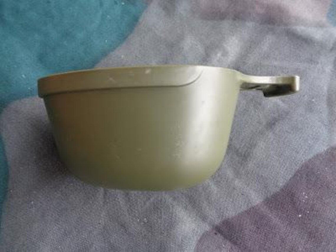 TWO Original & Genuine Swedish Army Mess Kit Plastic Drinking Mug Kuksa ...