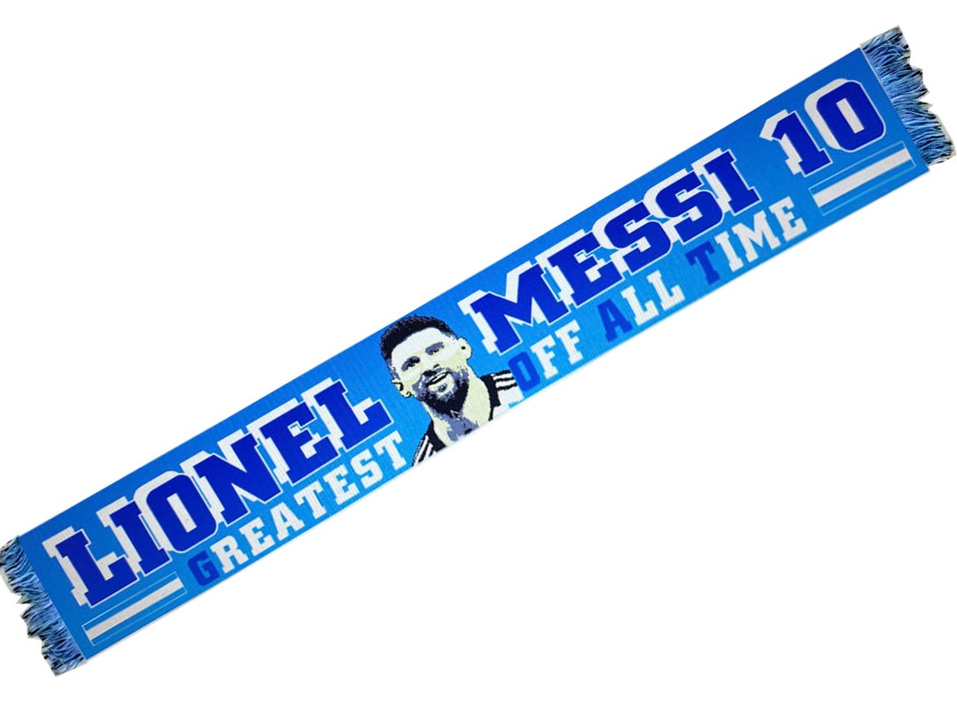 Last Pieces Scarf Lionel Messi Argentina 10 Goat World Cup Final Qatar ...