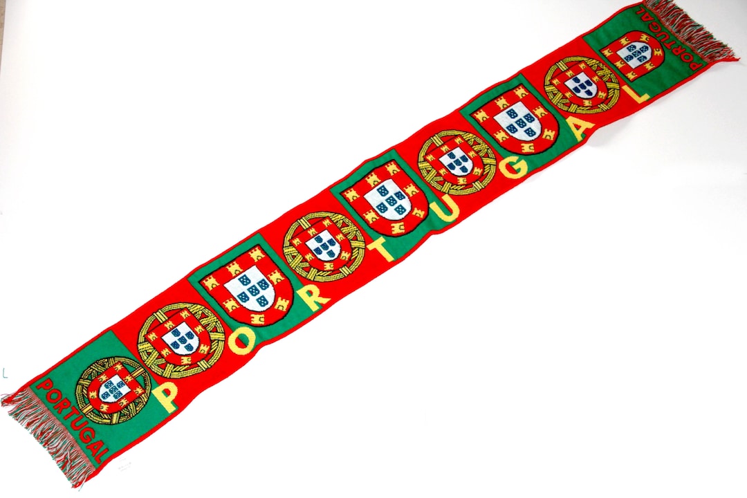 Scarf Portugal Emblema National Team Country Fan Supporter Calcio ...