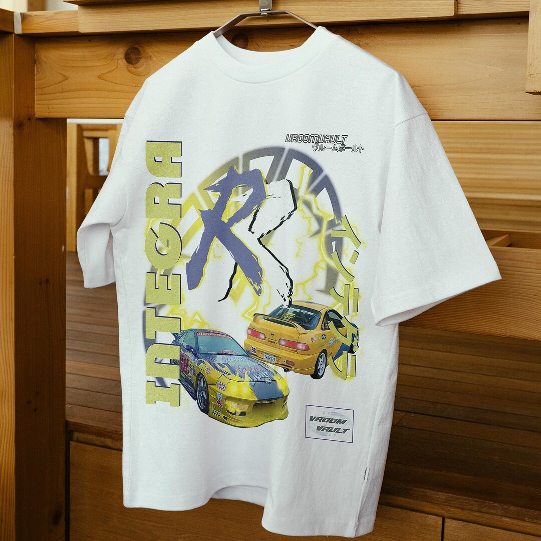 Vintage Acura Integra Type R Racing Graphic T-shirt JDM Car Lover Tee ...