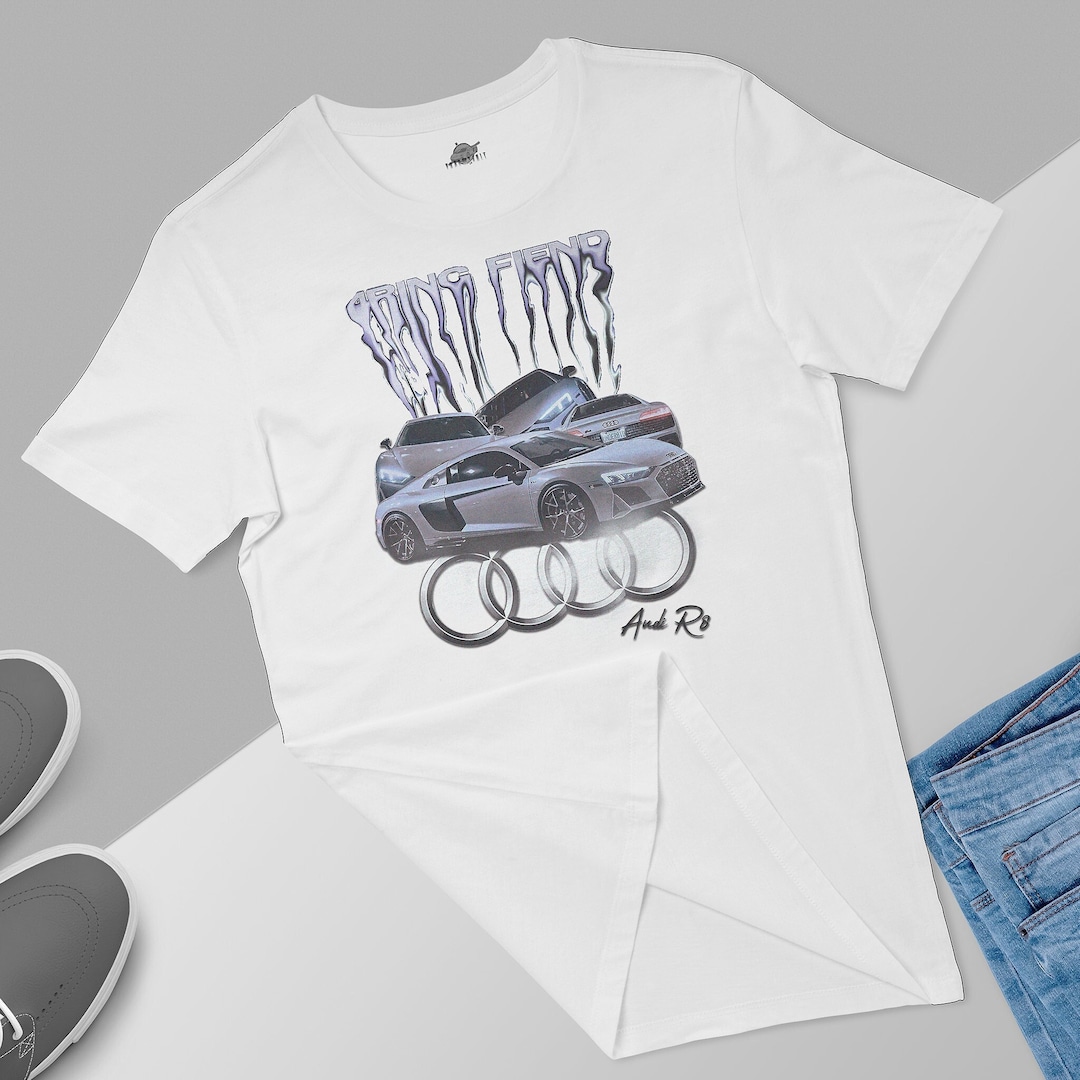 Audi R8 V-10 Unisex Car T-shirt: Exclusive Design for Car Enthusiasts ...