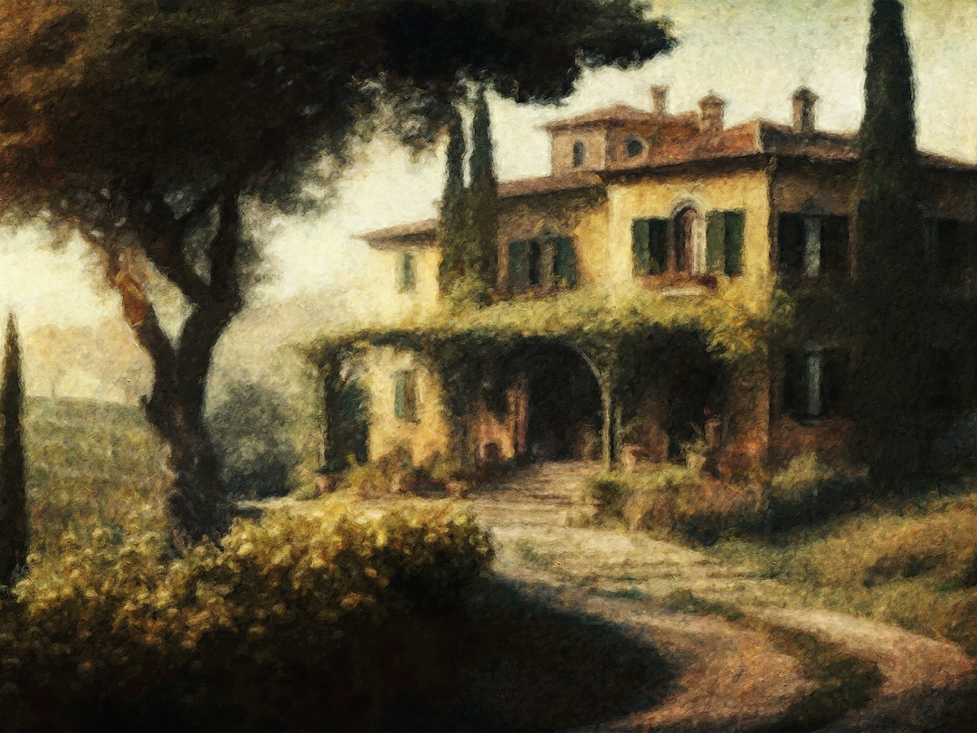 16 Italian Villa & Town Paintings Bundle of Rustic Italian - Etsy