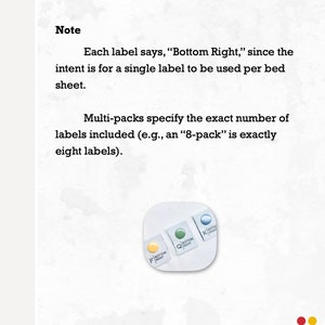 Labels for Bed Sheets, Hotel Housekeeping, Linen Closet Organization ...