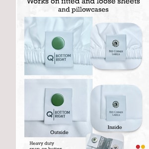 Bed Sheet Labels: Easy Bed Making, Organized Linens Closet - Etsy