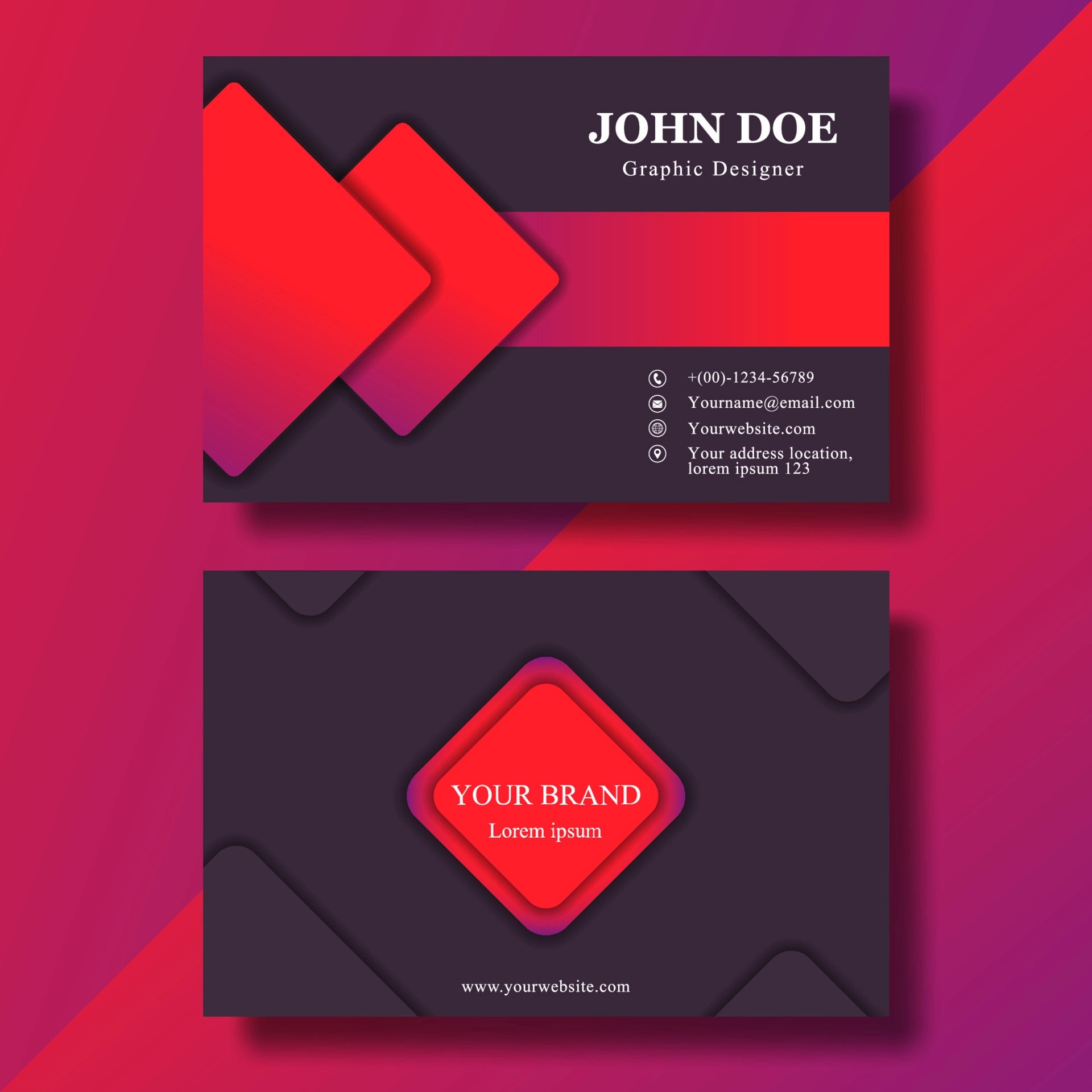 Bussiness Card Template - Etsy