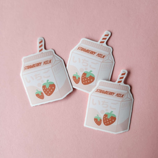 Cute Japanese Milk Stickers - Etsy