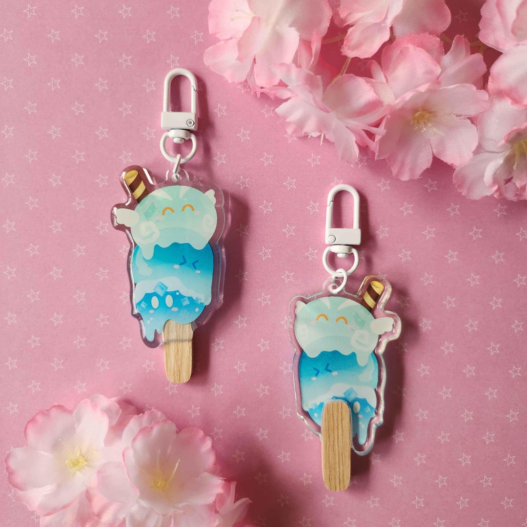 Genshin Slimes Popsicle Keychain - Etsy