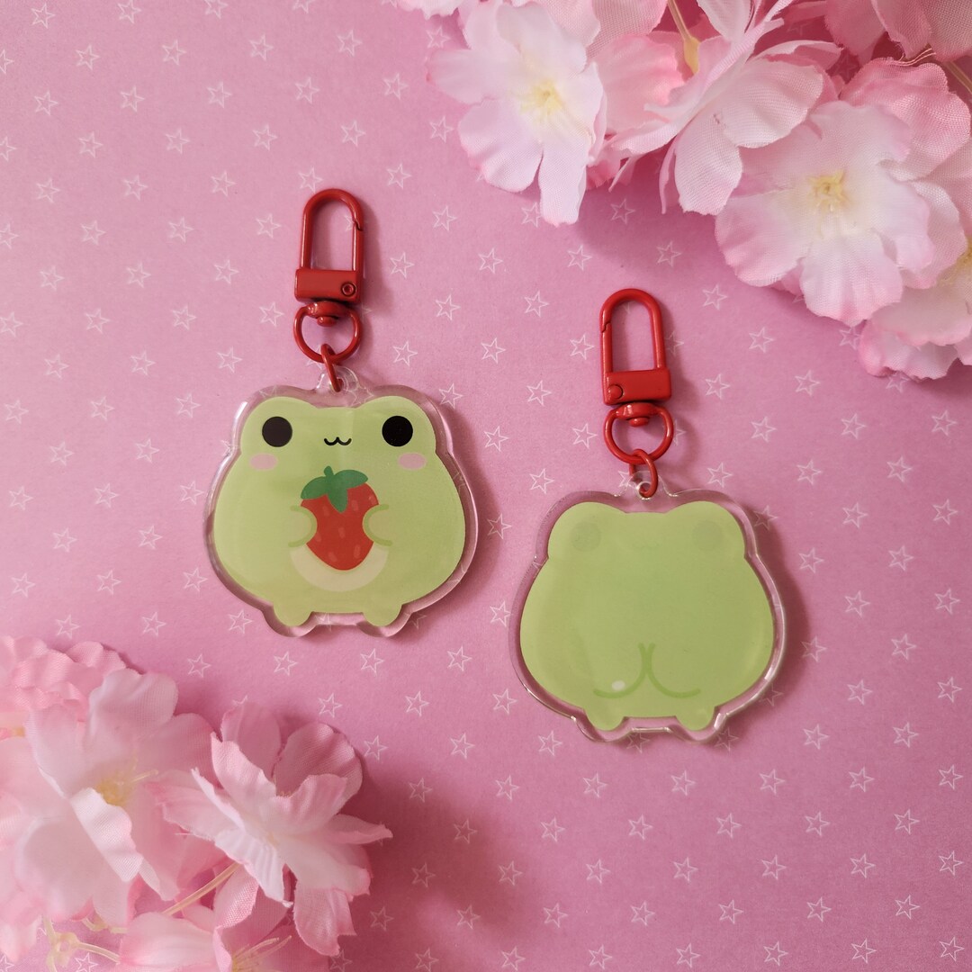 Frog Keychain - Etsy