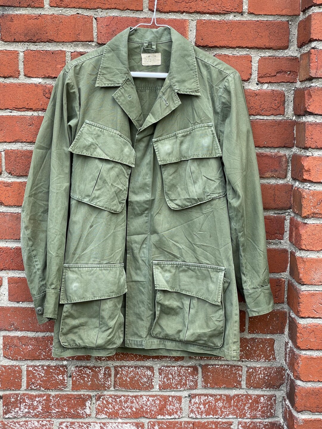 1966 Vietnam War Poplin 3rd Pattern Jungle Jacket - Etsy
