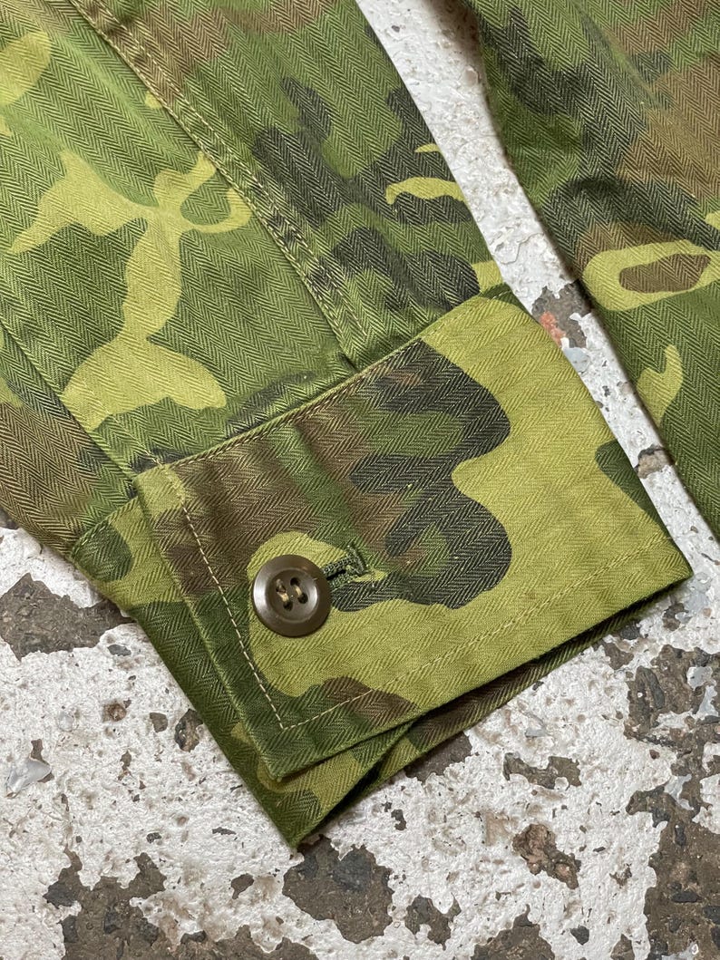 1980 Iraqi Popular Army Jacket M-1948 Erdl Leaf Camo HBT Made in ...