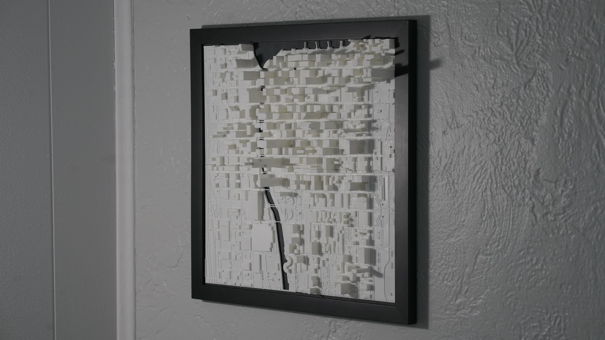 Chicago IL | 3D City Wall Art, 3D City Map | 3D Buildings, Streets, and ...