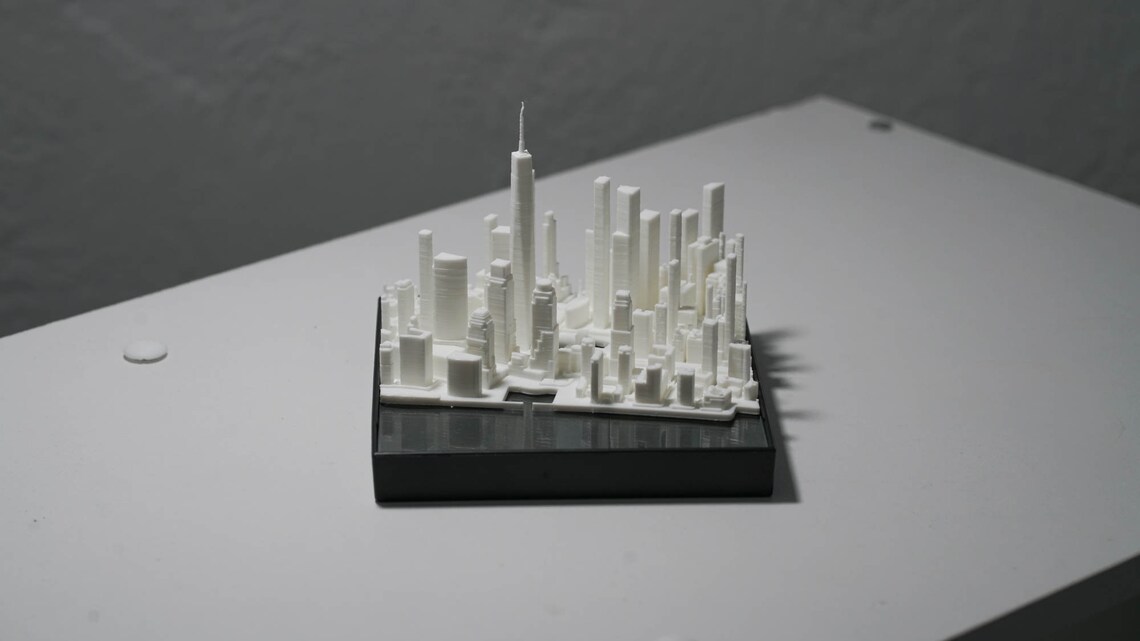 Lower Manhattan NYC - 3D ART - Etsy