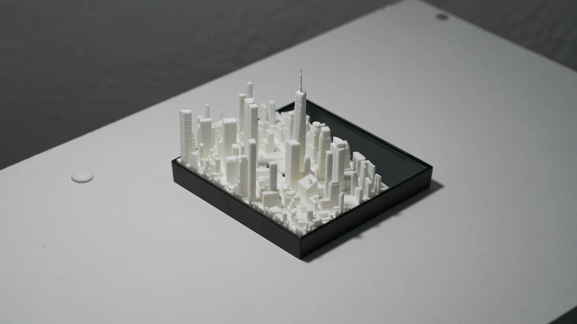 Lower Manhattan NYC - 3D ART - Etsy