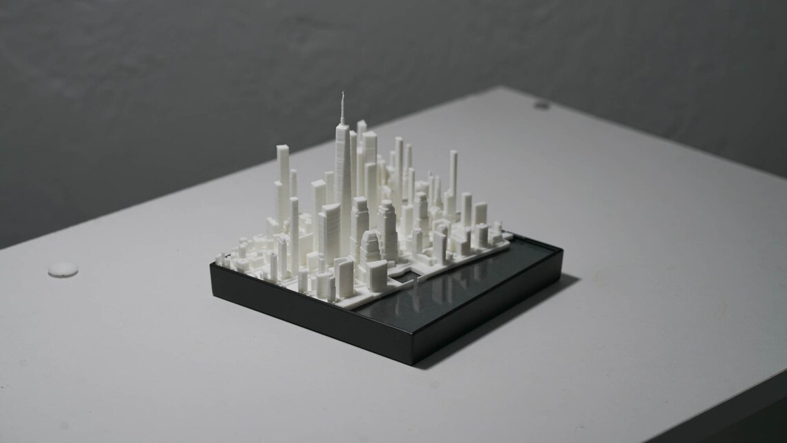 Lower Manhattan NYC - 3D ART - Etsy