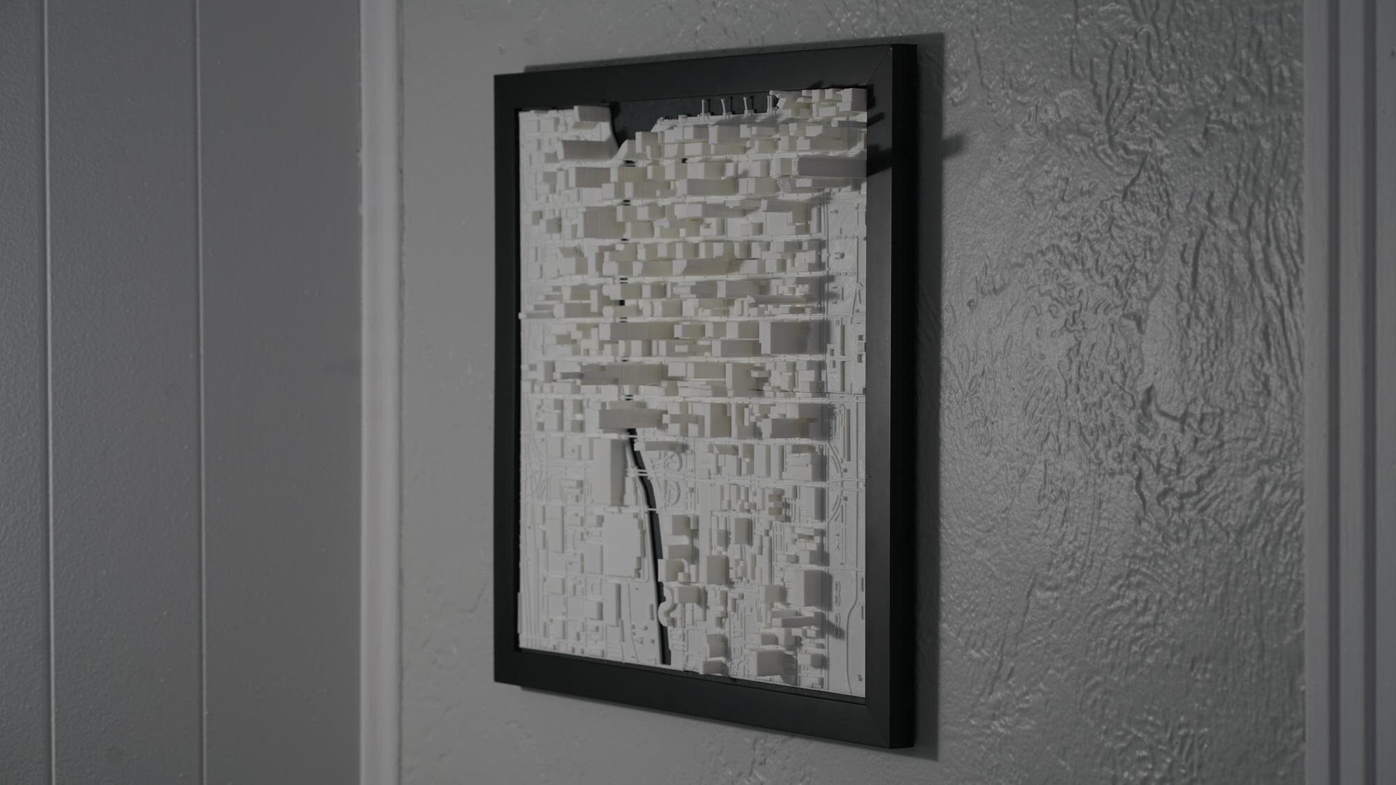 Chicago IL | 3D City Wall Art, 3D City Map | 3D Buildings, Streets, and ...