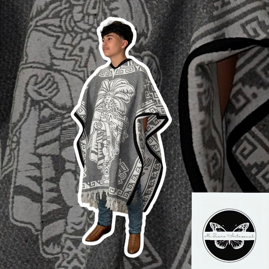 Gaban Azteca. Aztec Poncho - Etsy
