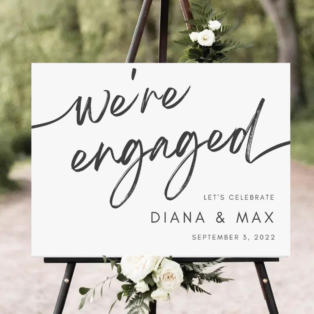 Engagement Party Sign | Engagement Party | Wedding Planning ...