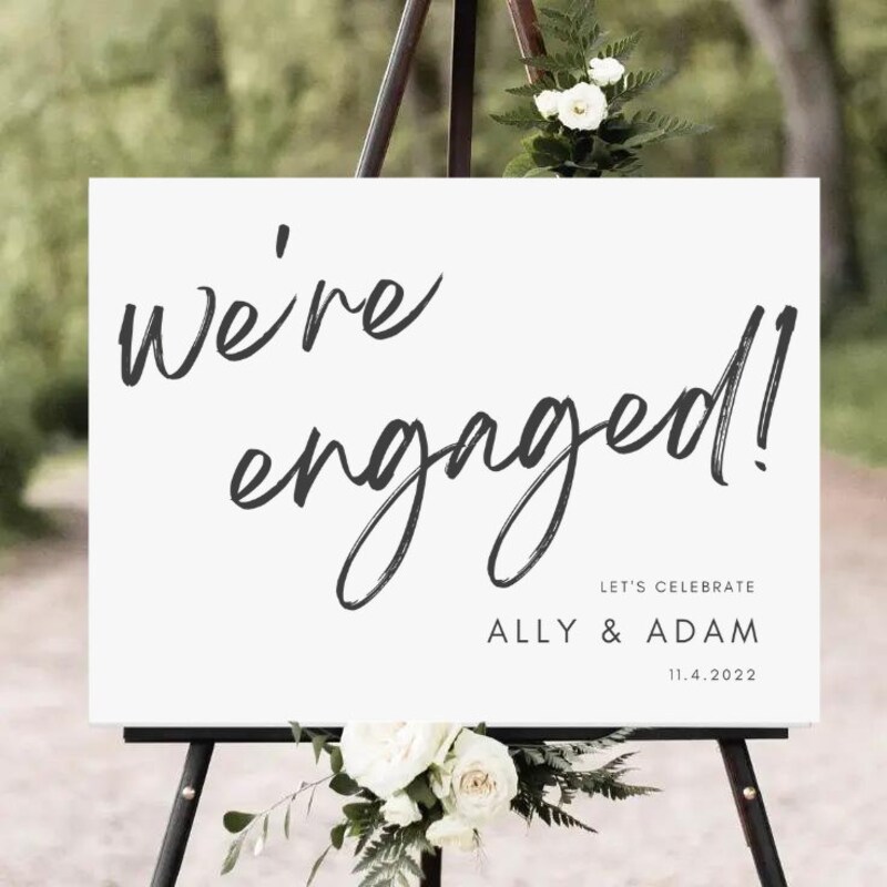 Engagement Signs - Etsy