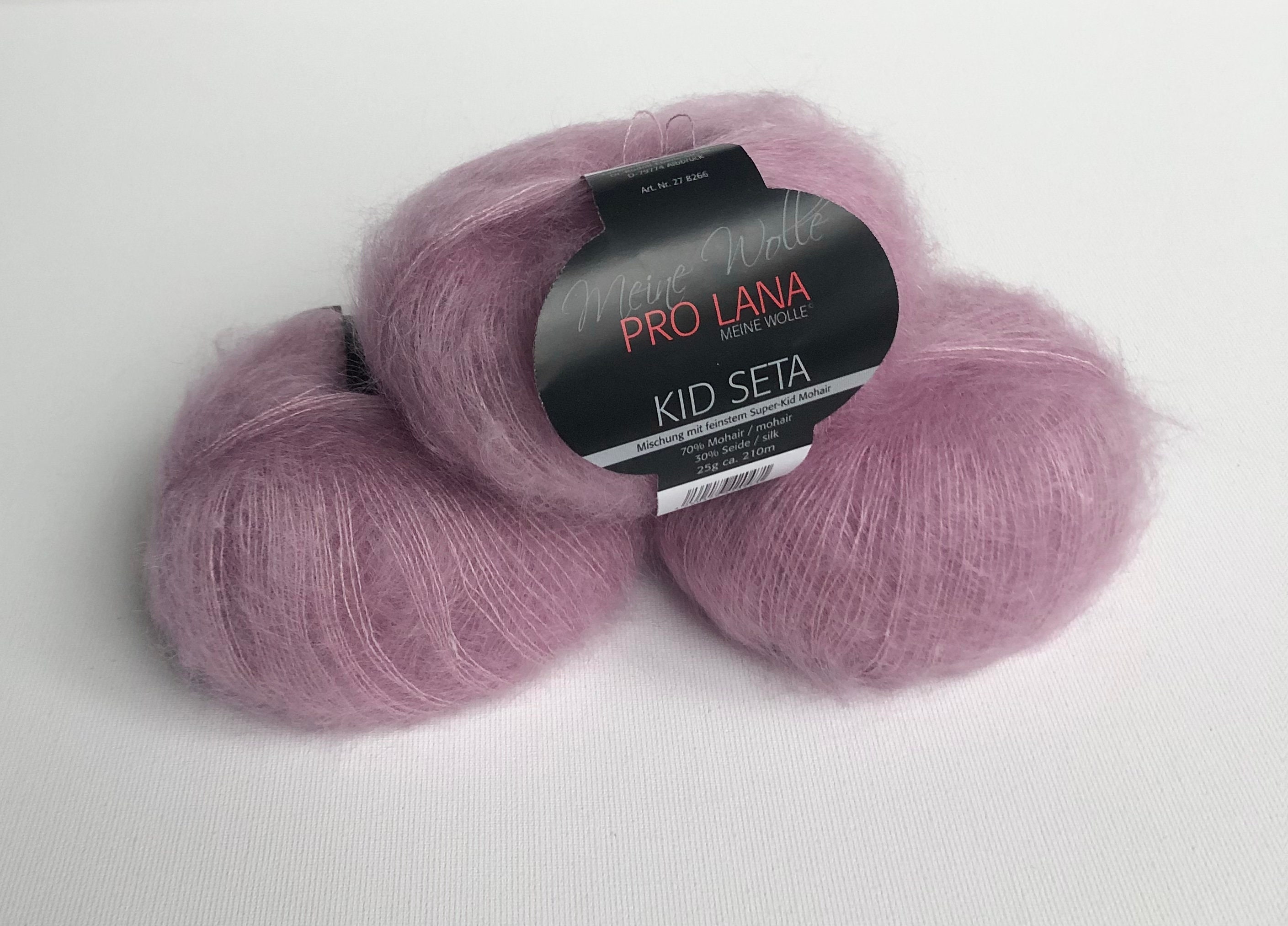 Dusty Rose Silk Mohair, Kid Silk, Pro Lana Kid Seta, Pink Mohair, Wool ...