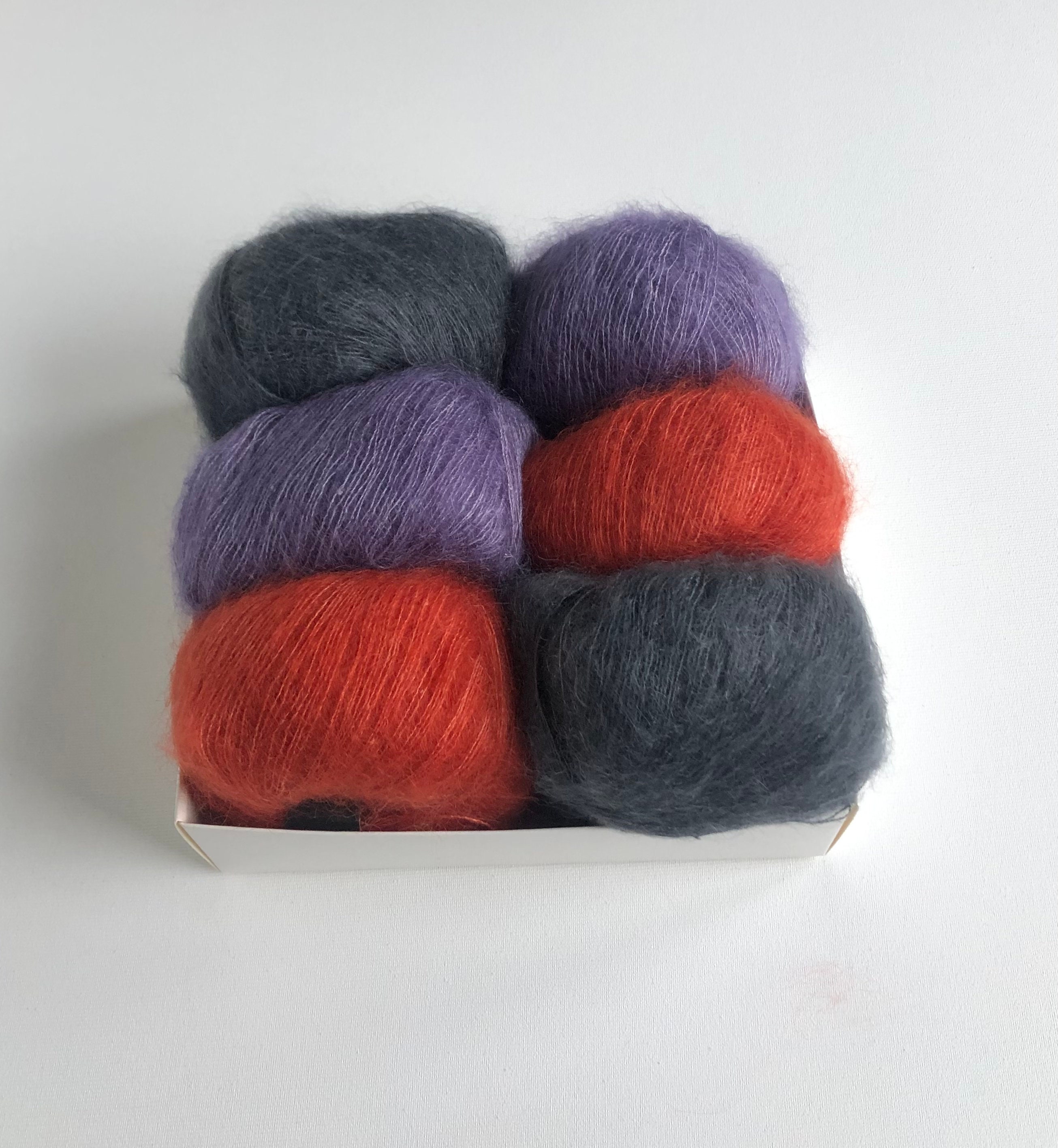 Mohair Yarn, Kid Mohair, Pro Lana Kid Seta, Mohair Silk Yarn, Violet ...