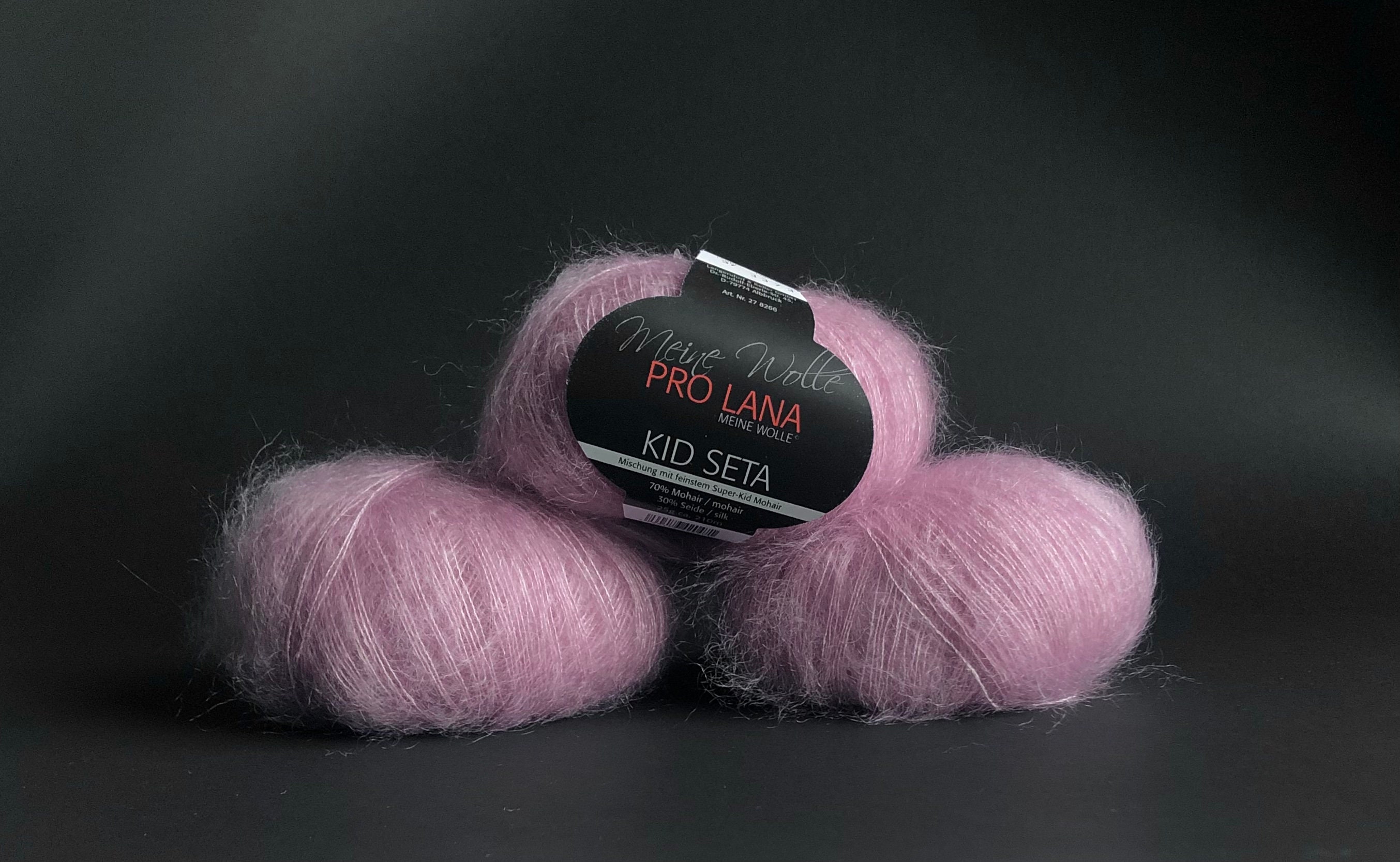 Dusty Rose Silk Mohair, Kid Silk, Pro Lana Kid Seta, Pink Mohair, Wool ...