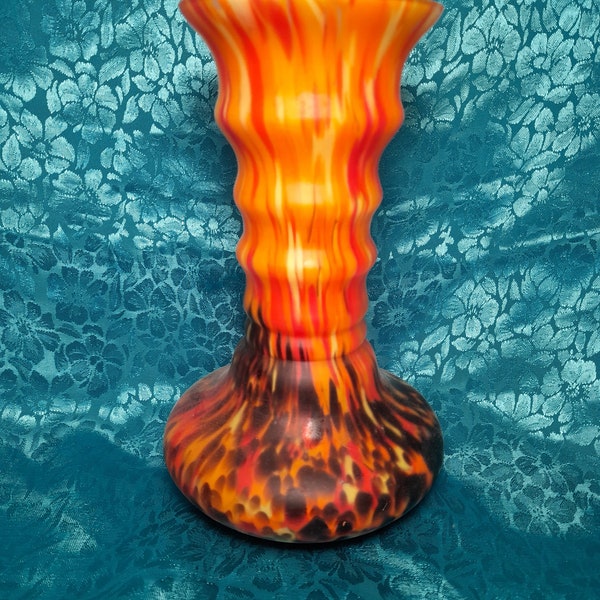 Spatter Glass Vase - Etsy