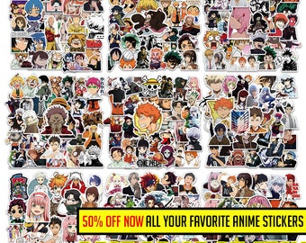 Anime Sticker Pack Manga - Etsy