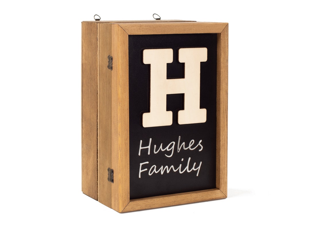 Personalized Wooden Key Box Wooden Key Holder Key Hanger Entryway Decor ...