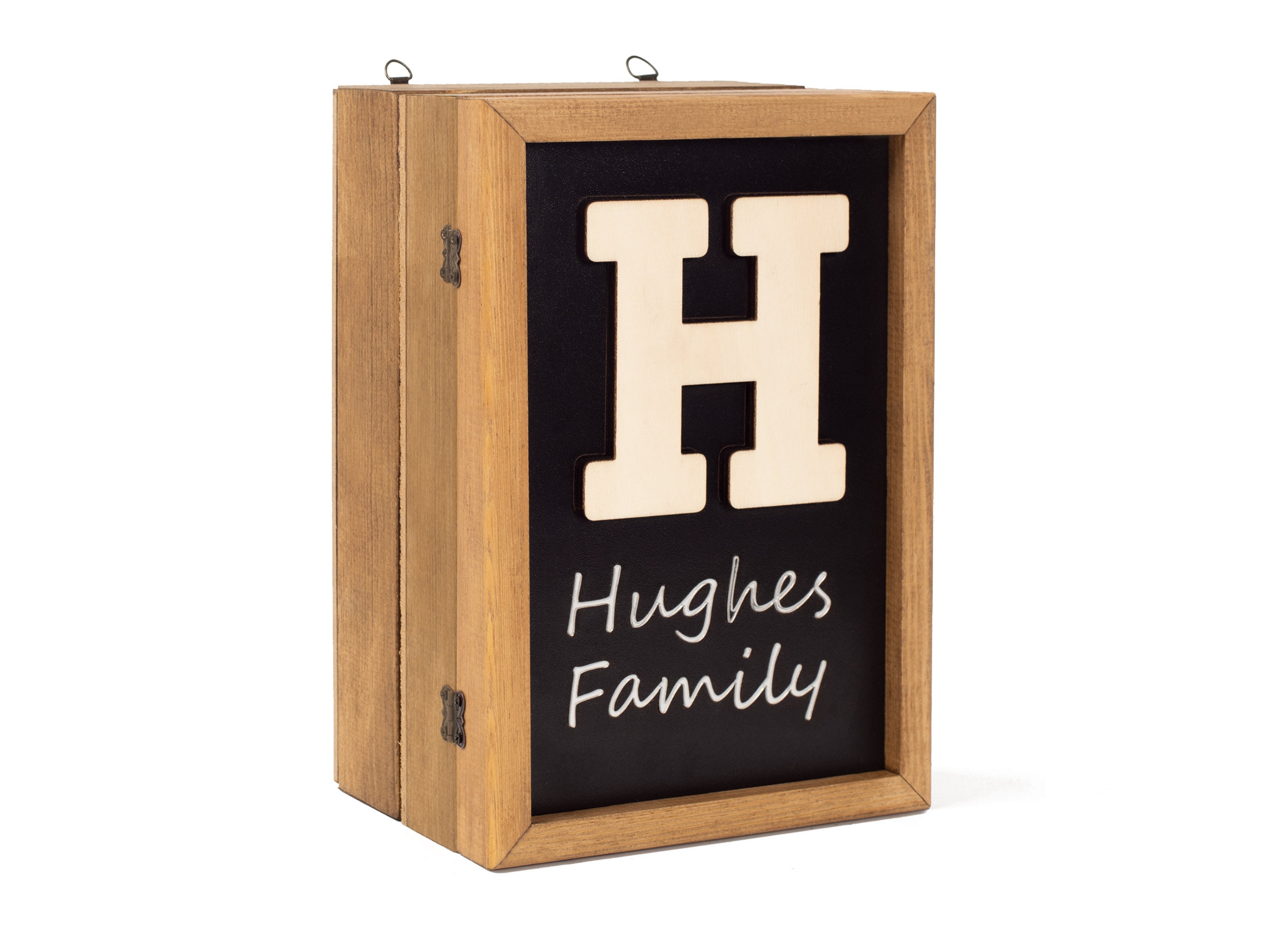 Personalized Wooden Key Box Wooden Key Holder Key Hanger Entryway Decor ...