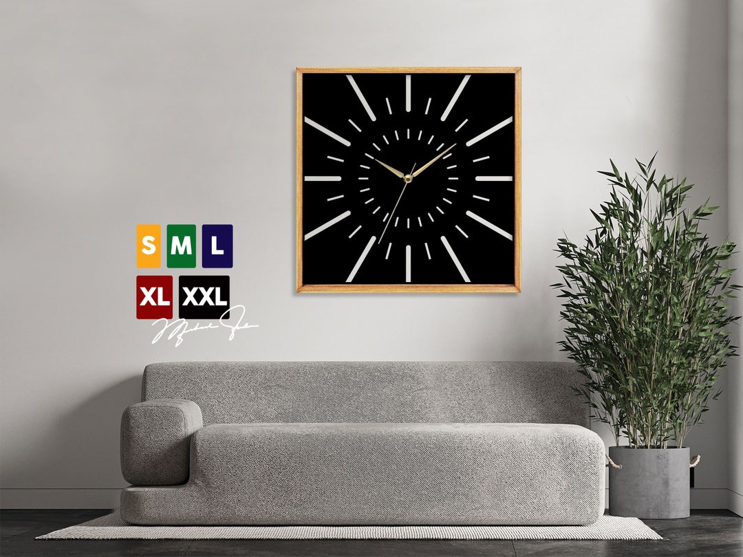 Sun Wooden Wall Clock Wall Clocks Wall Decor Home Decor Gift for Home ...