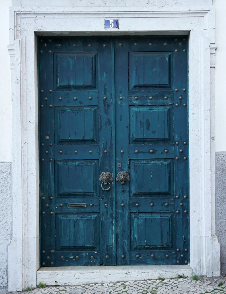 Old Entry Front Door Custom Print for Home Office Wall - Etsy