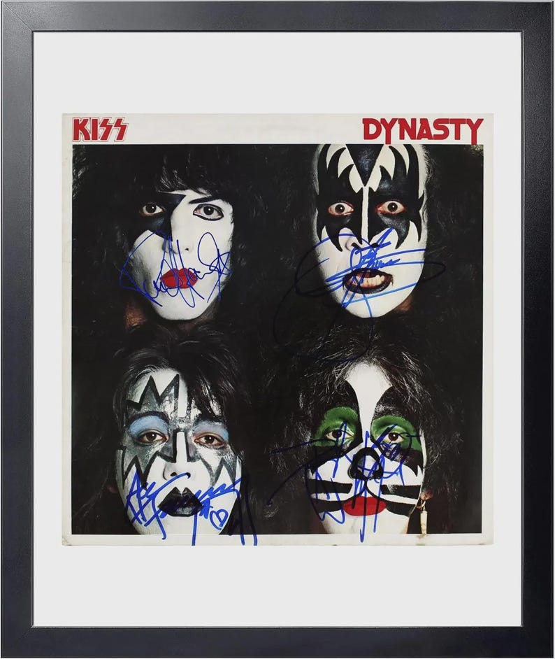 KISS Dynasty Album Print 12x12 : Signed Copy, Rock Band Memorabilia - Etsy