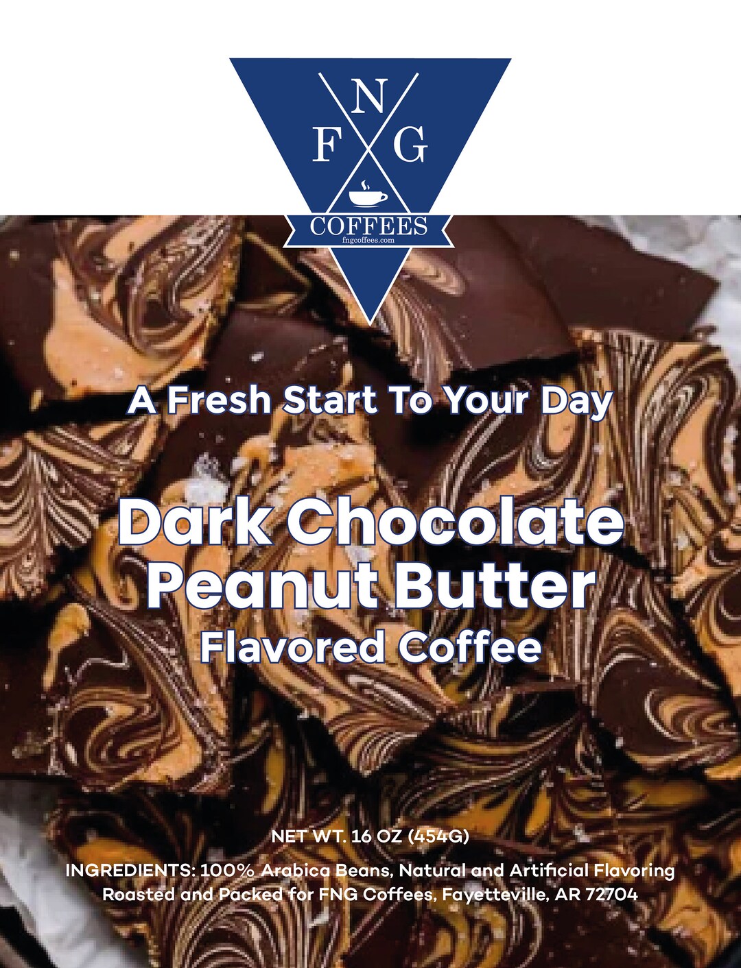 FNG Coffees- Dark Chocolate Peanut Butter - Ground/whole Bean/espresso ...