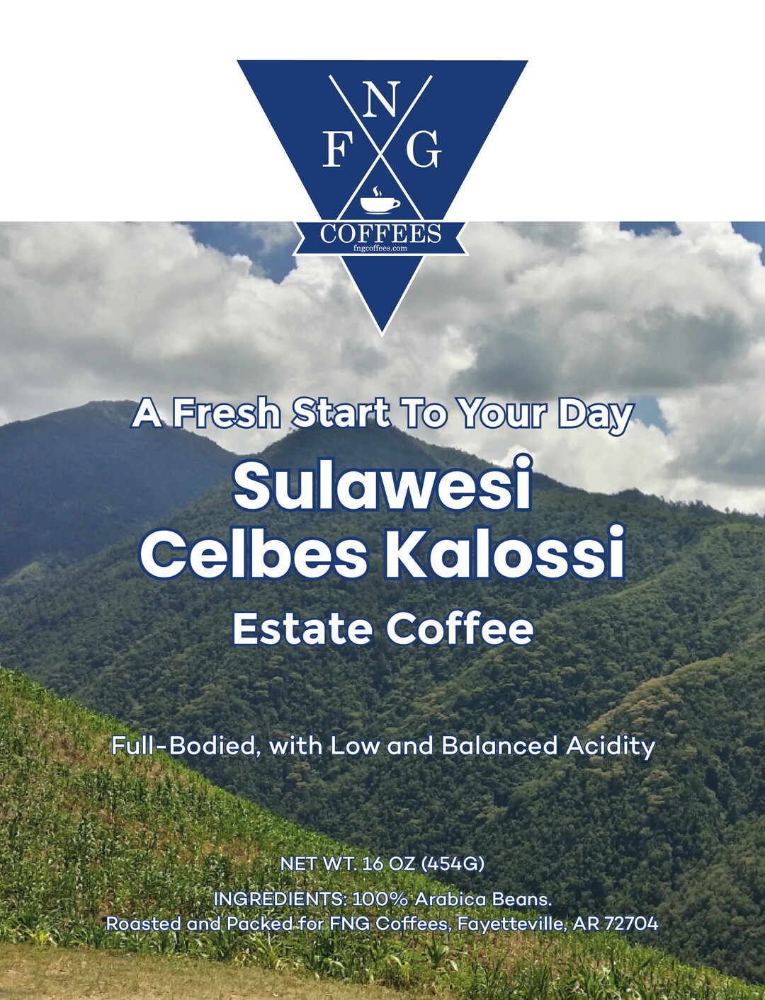 FNG Coffees-sulawesi Celebes Kalossi- Ground/whole Bean/espresso/keurig ...
