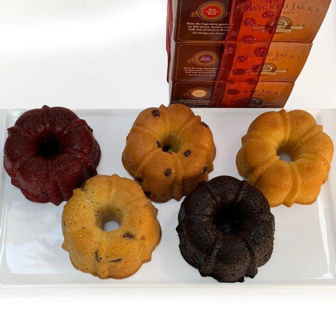 Mini Tower Rum Cakes- 5- 4 Oz. Cakes - Etsy