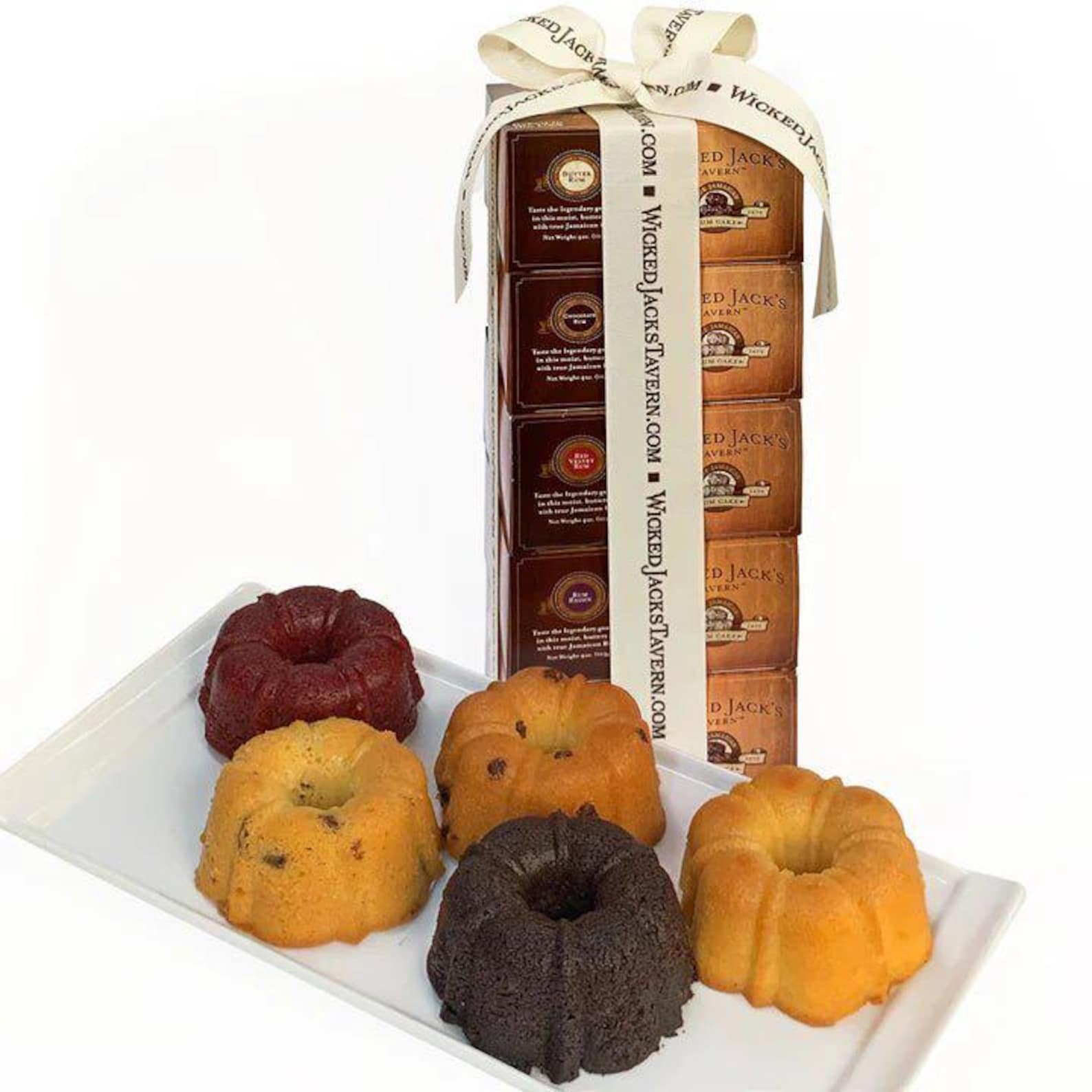 Mini Tower Rum Cakes- 5- 4 Oz. Cakes - Etsy