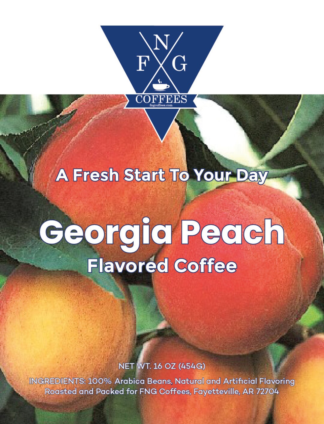 FNG Coffees-georgia Peach- Ground/whole Bean/espresso/keurig- Regular ...