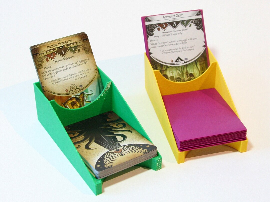 Draw and Discard Card Holder Gaming Card Tray Suitable for Standard ...