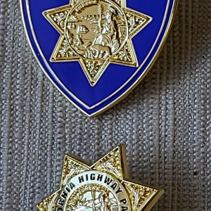 Two California Highway Patrol Lapel Pins/tie Tacs CHP - Etsy