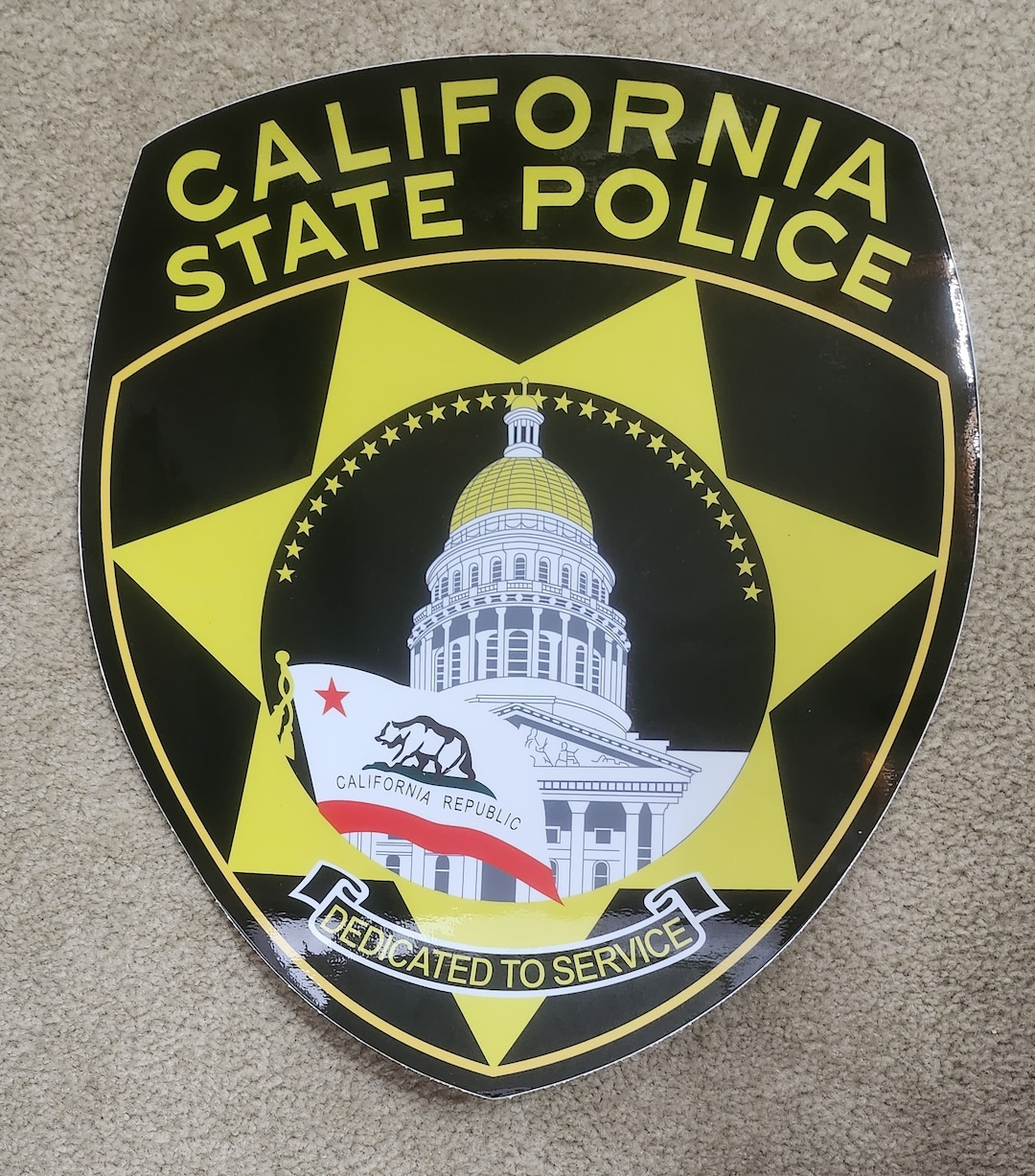 California State Police 15" Decal - Etsy