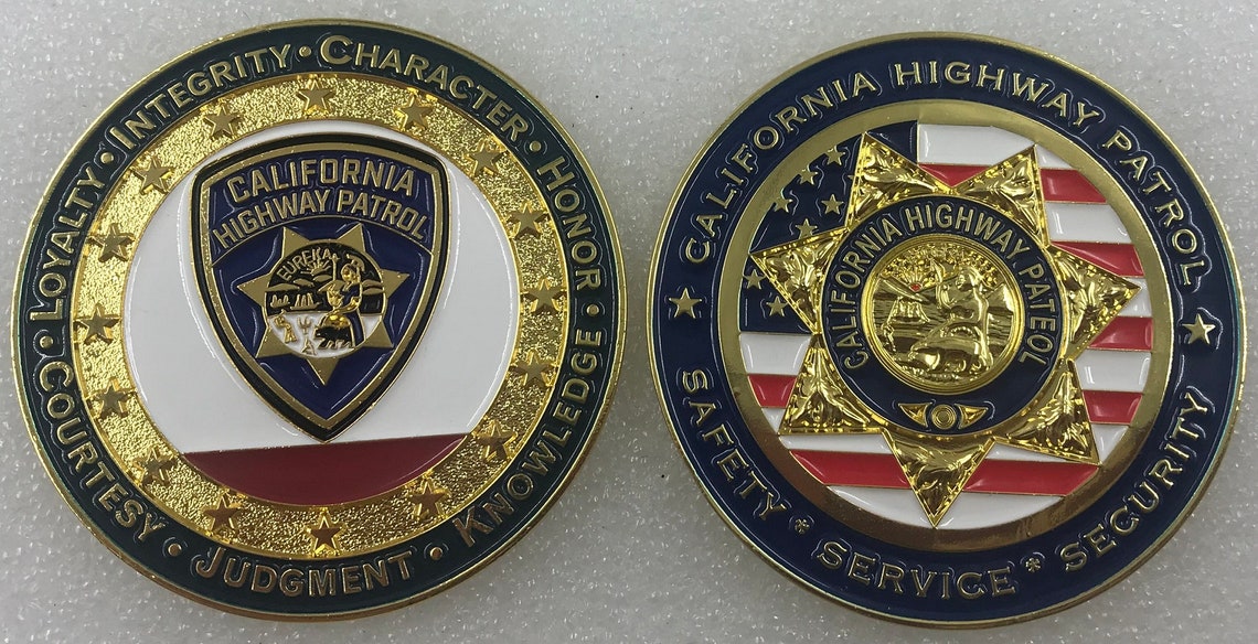 California Highway Patrol Challenge Coin - Etsy