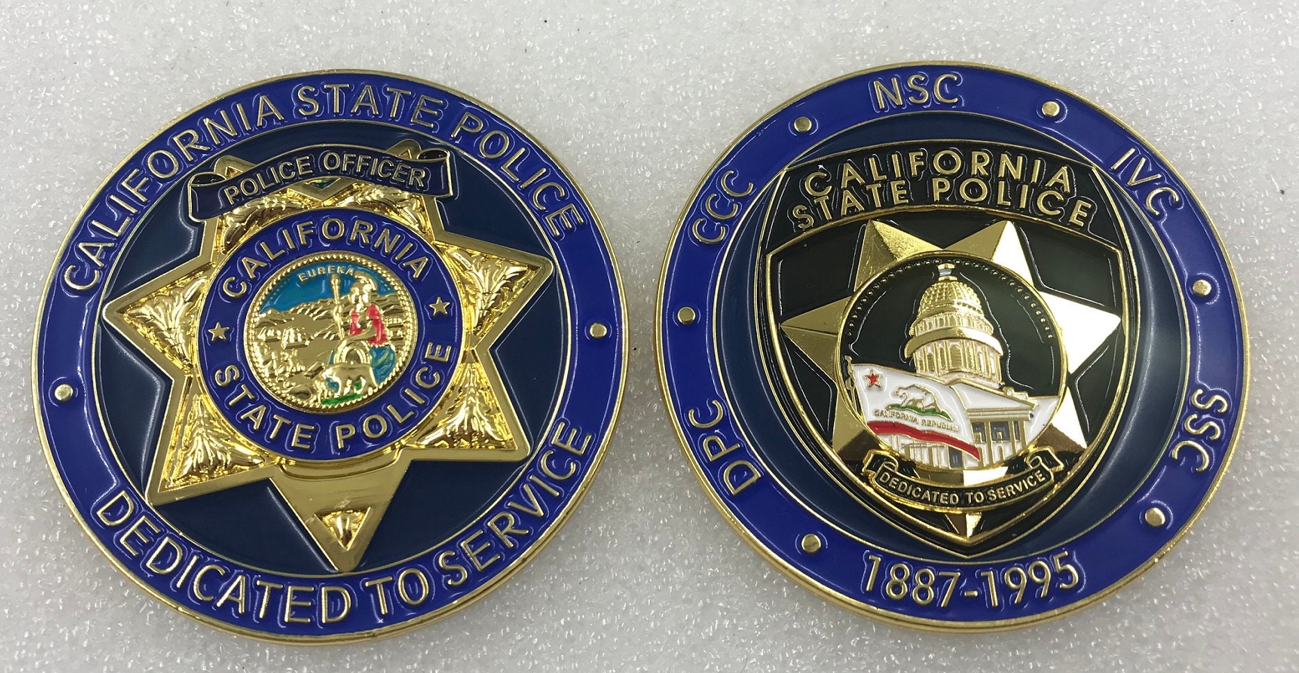 California State Police Challenge Coin - Etsy