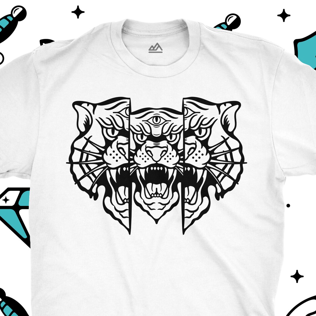 Tattoo Flash Tiger Head PNG, SVG, Flash Art, Tiger Tattoo, Tiger Head ...