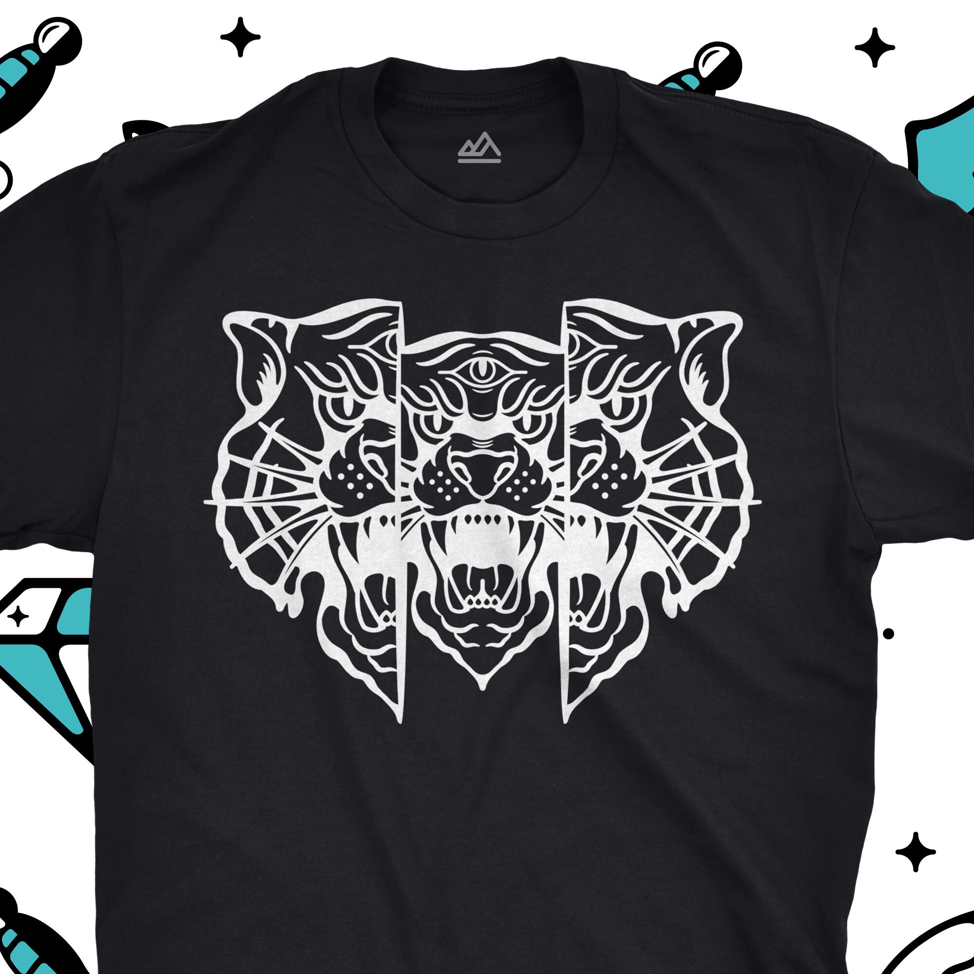 Tattoo Flash Tiger Head PNG, SVG, Flash Art, Tiger Tattoo, Tiger Head ...