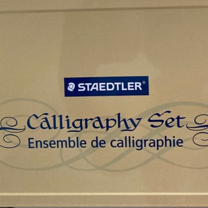 STAEDTLER CALLIGRAPHY SET - Etsy